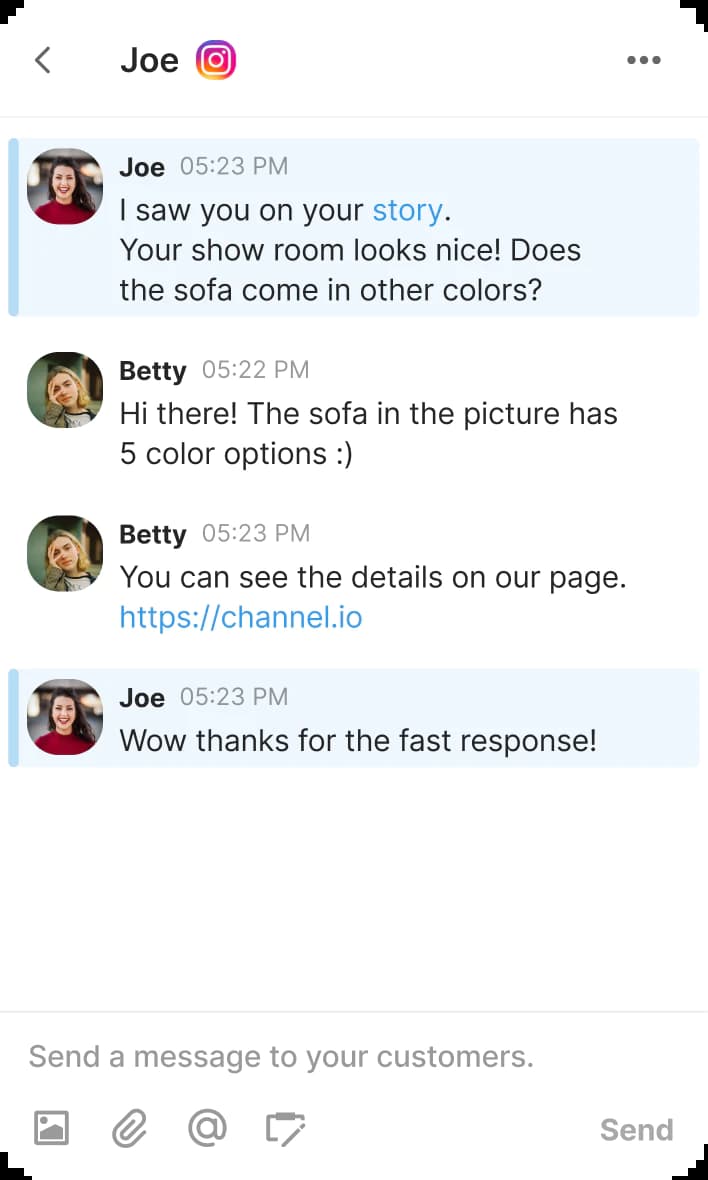 Channel.io - A CRM based Live Chat, Team Chat & Chatbot